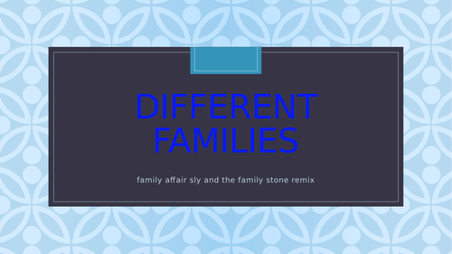 Diversity: Families | Teaching Resources