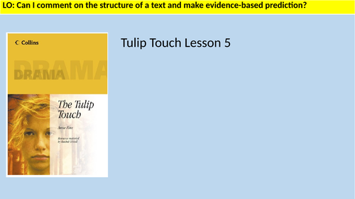 Tulip Touch (Play) by Anne Fine Full Scheme of Work KS3 | Teaching ...