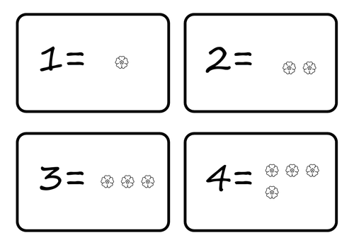 Number Cards 0 - 20 | Flowers | Teaching Resources