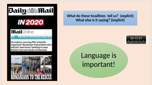 AQA Language Paper 1 Section A Q1,2,3 | Teaching Resources