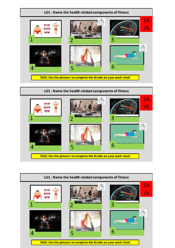 Components of Fitness - Health Related | Teaching Resources