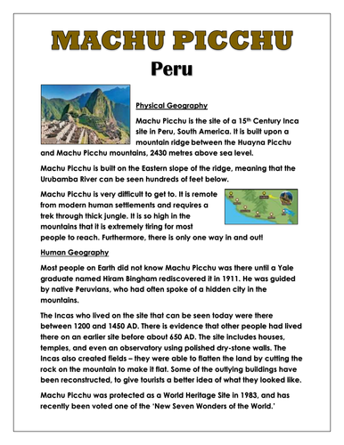 South America: Physical and Human Geography (People and Places ...