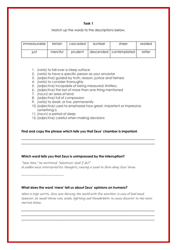 High Quality Texts with Vocabulary and Reading Comprehension Tasks ...