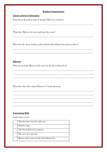 High Quality Texts with Vocabulary and Reading Comprehension Tasks ...