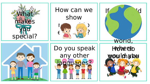 Conversation cards, diversity | Teaching Resources