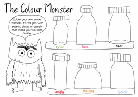 The Colour Monster Feelings Activity | Teaching Resources