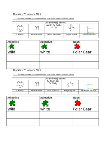 English Unit KS1 Rainbow Bear | Teaching Resources