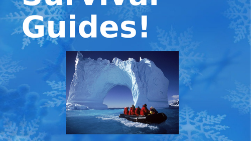 Year 4 Shackleton Survival Guide Complete English Unit Live Lessons ...