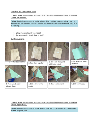 Science Properties of materials unit KS1 | Teaching Resources