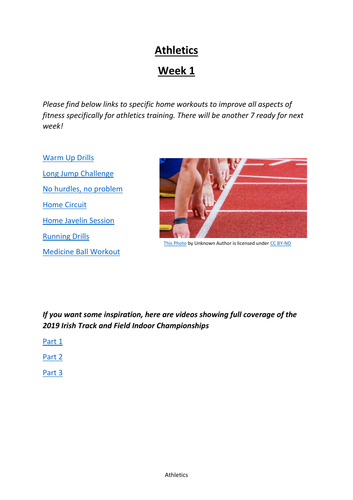 PE distance learning resource | Teaching Resources