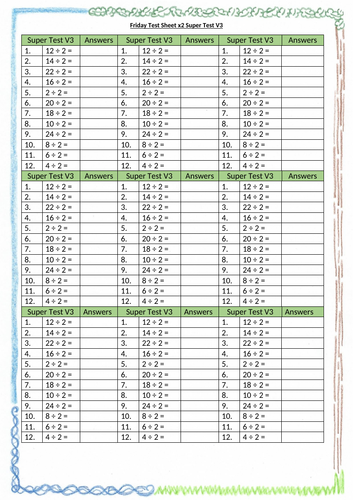 Times Table Program x2 Shore Oak Resources | Teaching Resources
