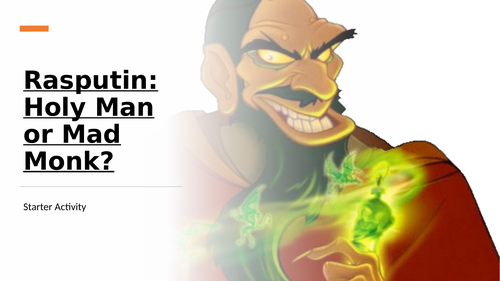 Rasputin: Holy Man or Mad Monk? | Teaching Resources