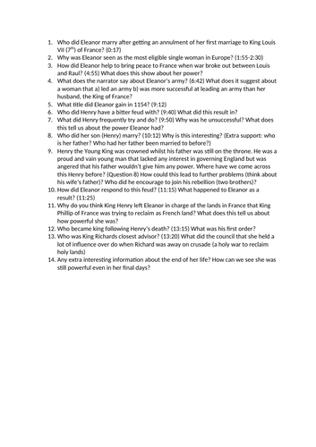 Eleanor of Aquitaine - Online lesson - suitable for Teams | Teaching ...