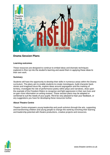 Rise Up - Practical Exploration of a text | Teaching Resources