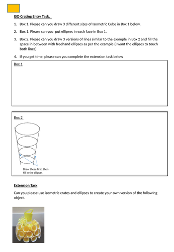 OUTSTANDING Observation Lesson DT Drawing Skills & PPT | Teaching Resources