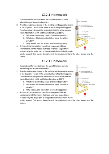 AQA GCSE Chemistry (9-1) - C12.1 Pure substances and mixtures FULL ...