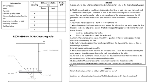 AQA GCSE Chemistry (9-1) - C12.2 Analysing chromatograms FULL LESSON ...
