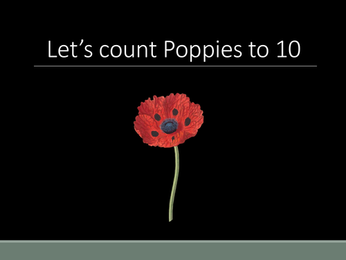 Let's count Poppies to 10 | Teaching Resources