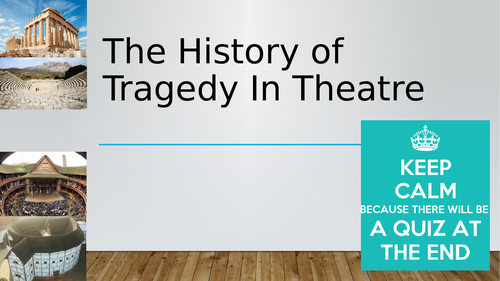 The History of Tragedy as a Genre in Drama | Teaching Resources