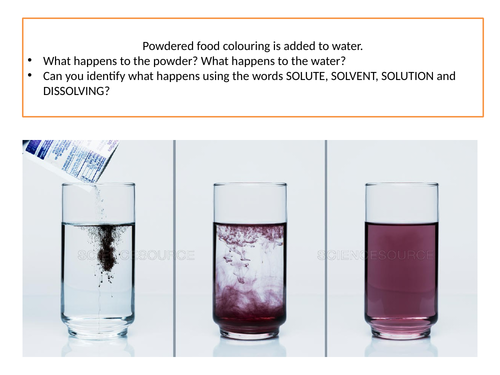 Solubility and solutions KS3 powerpoint lesson | Teaching Resources