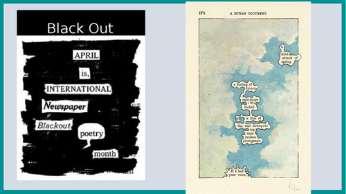 Black out poetry | Teaching Resources