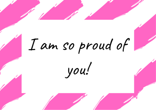 I'm so proud of you - digital certificate | Teaching Resources