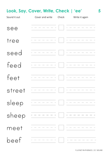 Phonics - EE Sound Resources | Teaching Resources