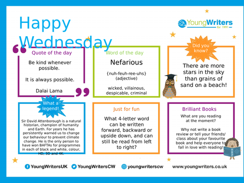 Daily Lesson Welcome Slides | Teaching Resources