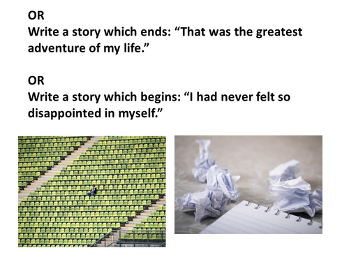 Eduqas English Creative Prose Writing | Teaching Resources