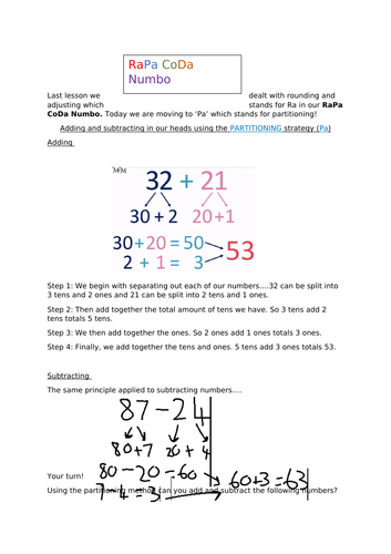 Mental Math Strategies | Teaching Resources