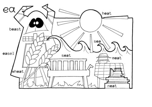 Phonics spotter ea - worksheet and poster | Teaching Resources