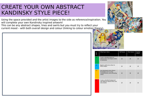 Kandinsky Colour Theory | Teaching Resources