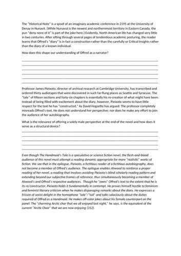 Handmaids Tale lesson pack | Teaching Resources