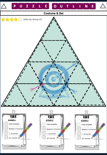 Costume and Set Drama Puzzles | Teaching Resources