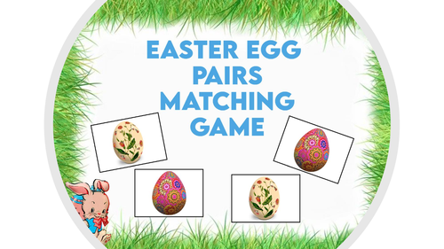Easter Eggs Pairs Matching Cards | Teaching Resources