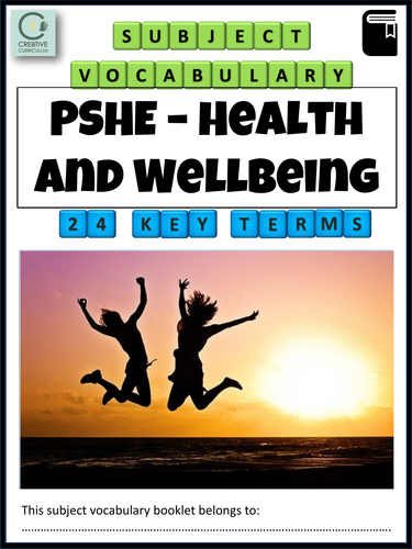 PSHE SEN Key terms Booklet | Teaching Resources