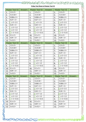 Times Tables Programme x3 Shore Oak Resources | Teaching Resources
