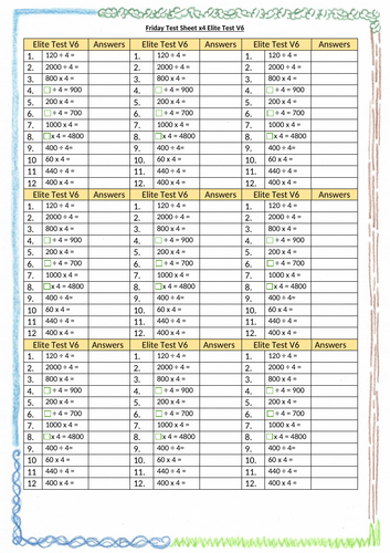 Times Tables Programme x4 Shore Oak Resources | Teaching Resources