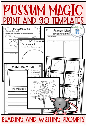 Possum Magic A Book Study - Australian Animals | Teaching Resources