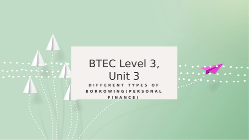 BTEC Business, Level 3, Unit 3, Learning Aim A Complete | Teaching ...