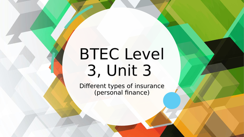 BTEC Business, Level 3, Unit 3, Learning Aim A Complete | Teaching ...