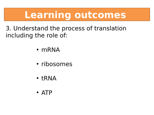 AQA A Level DNA and Protein synthesis | Teaching Resources