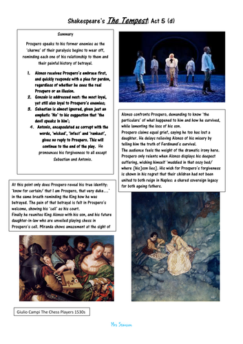 The Tempest Worksheets | Teaching Resources