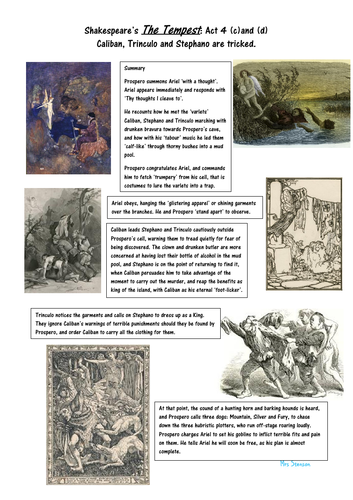 The Tempest Worksheets | Teaching Resources