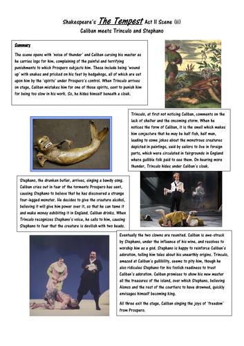 The Tempest Worksheets | Teaching Resources
