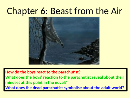 Lord of the Flies Chapter 6 | Teaching Resources