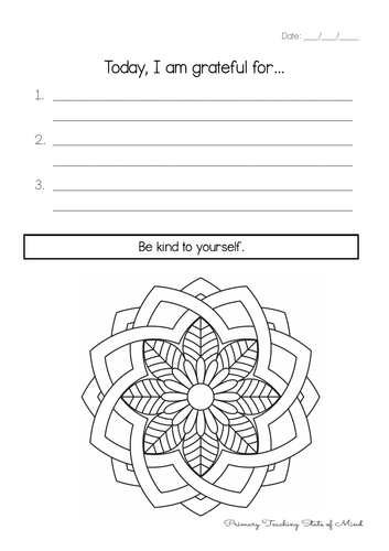 Mindfulness Journal | Teaching Resources