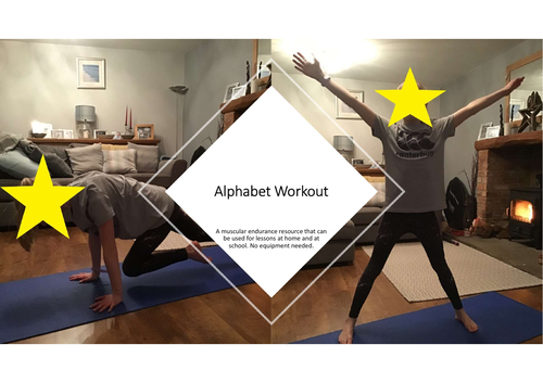 Muscular Endurance Alphabet Workout (KS 2, 3 and 4). For school and ...