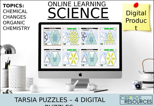 Chemical Changes + Organic Chemistry Puzzles | Teaching Resources