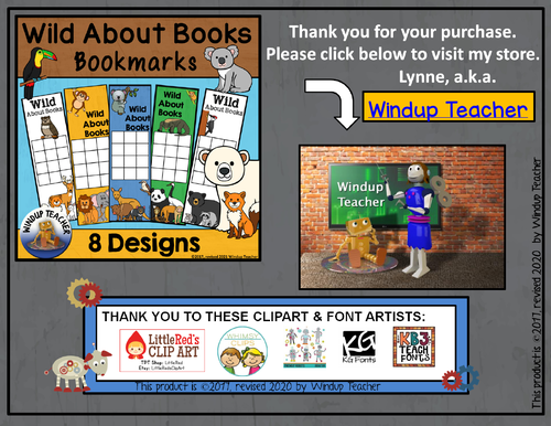 Wild About Books Bookmarks | Reading | Sticker Charts | Teaching Resources